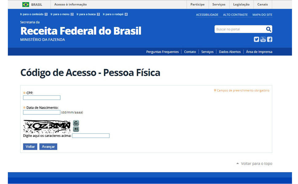 Imposto de Renda: como obter código de acesso ao e-CAC - 10/11/2018 ... Imposto de Renda: como obter código de acesso ao e-CAC - 10/11/2018 ...
