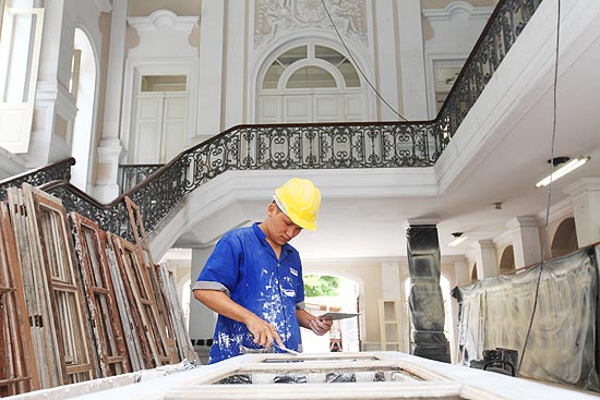 Reforma no Palácio Guanabara resgata azulejos do século 19 - 16/02/2011 ...