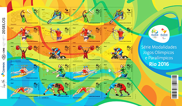 A 500 dias da Rio-2016, Correios lançam série de selos sobre o evento ...