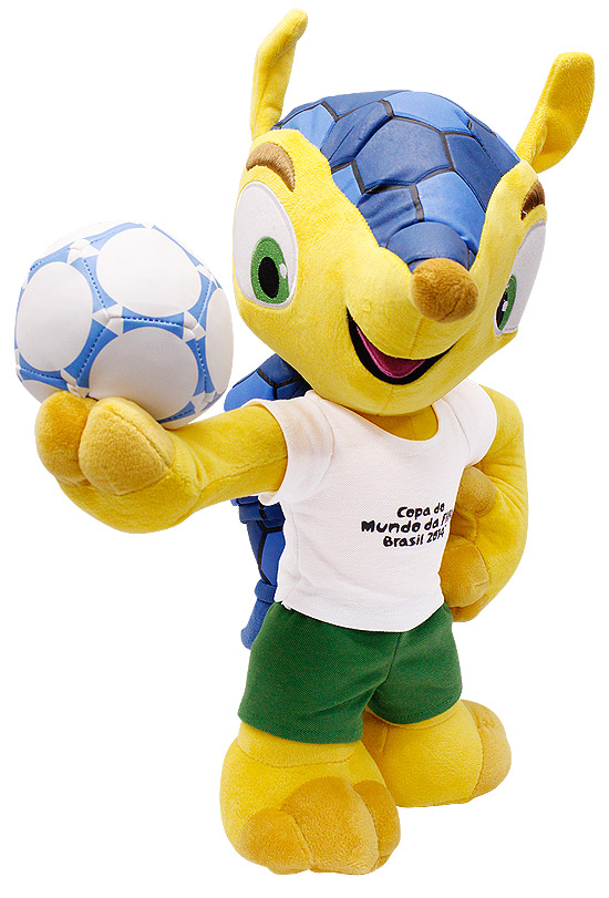 Mascote oficial da Copa-2014 vira tatu-bola de pelúcia e chega às lojas ...