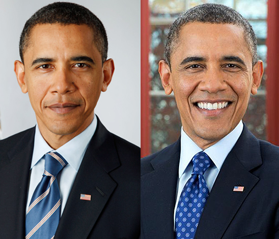 Retrato Oficial De Barack Obama