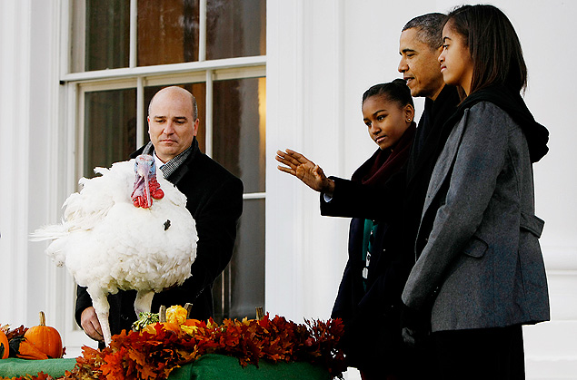 Obama perdoa peru pelo dia de Ação de Graças - 27/11/2013 - Mundo ...