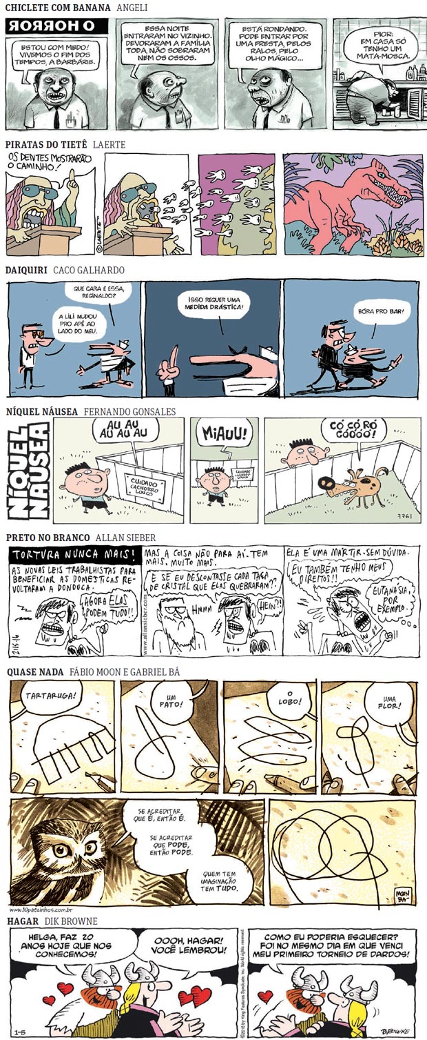 Quadrinhos - 20/02/2016 - Ilustrada - Folha de S.Paulo