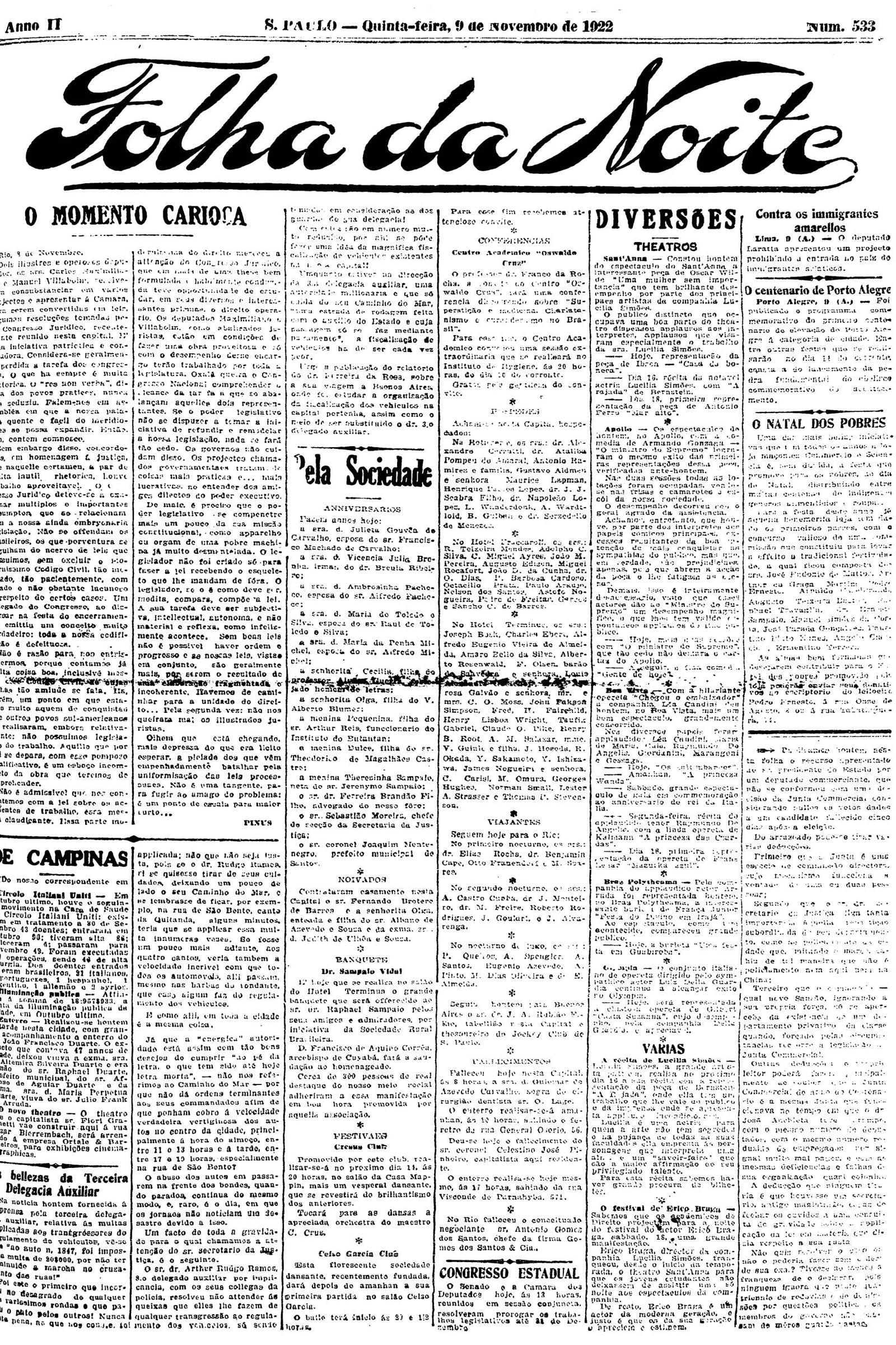 1922 Escolhas De Bernardes Repercutem Positivamente Nas Forças Armadas