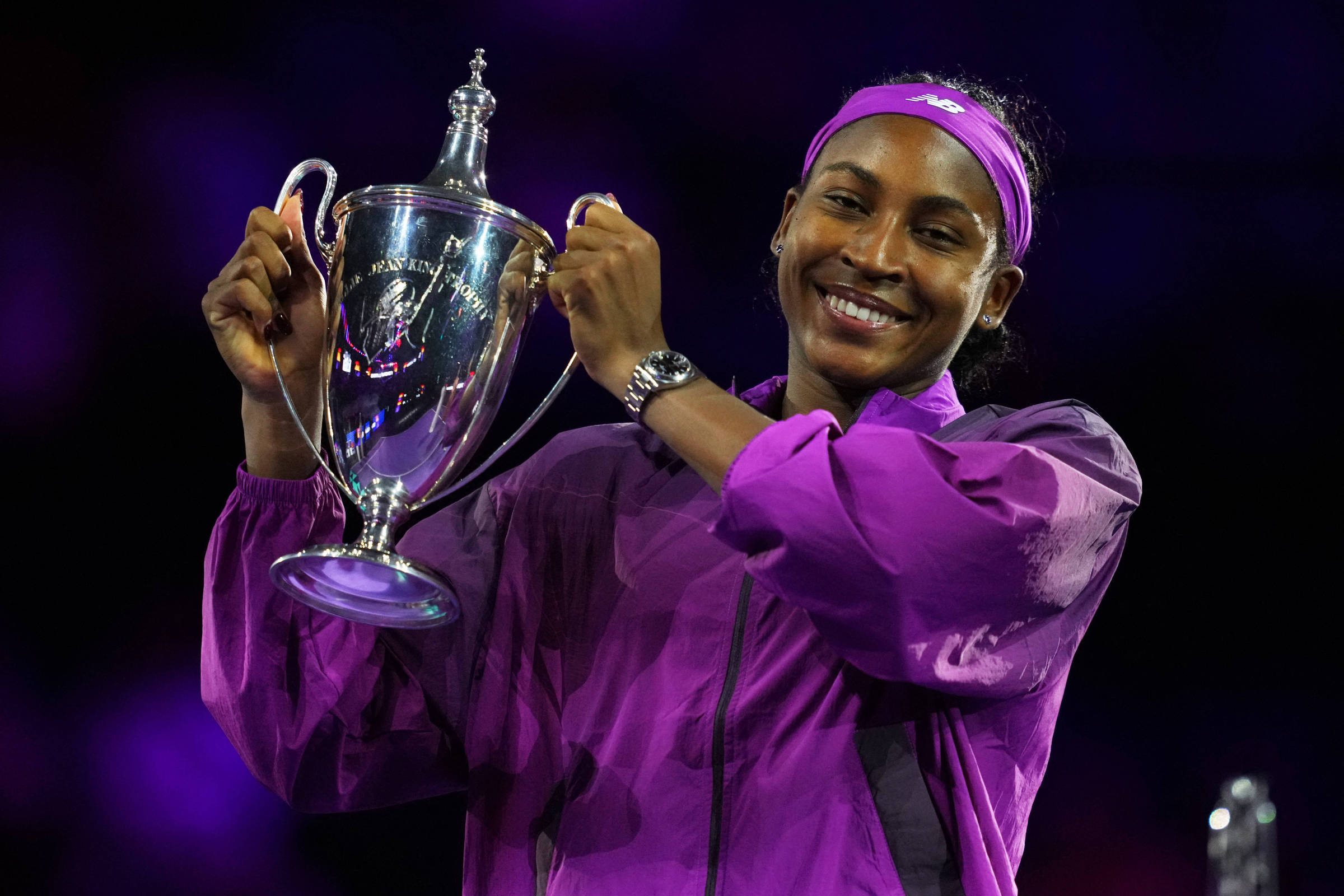 Coco Gauff bate campeã olímpica Qinwen Zheng de virada e conquista WTA Finals - 09/11/2024 ...